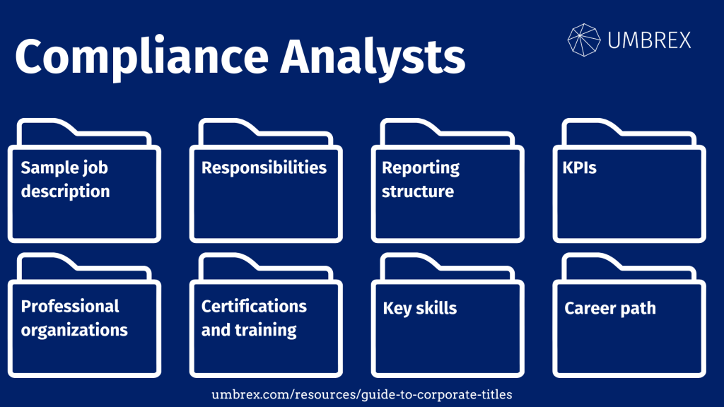 Compliance Analysts | Umbrex
