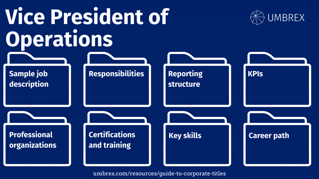 Vice President of Operations | Umbrex