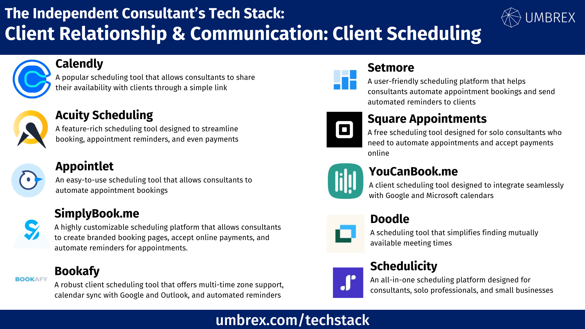 Client Scheduling Tools | Umbrex