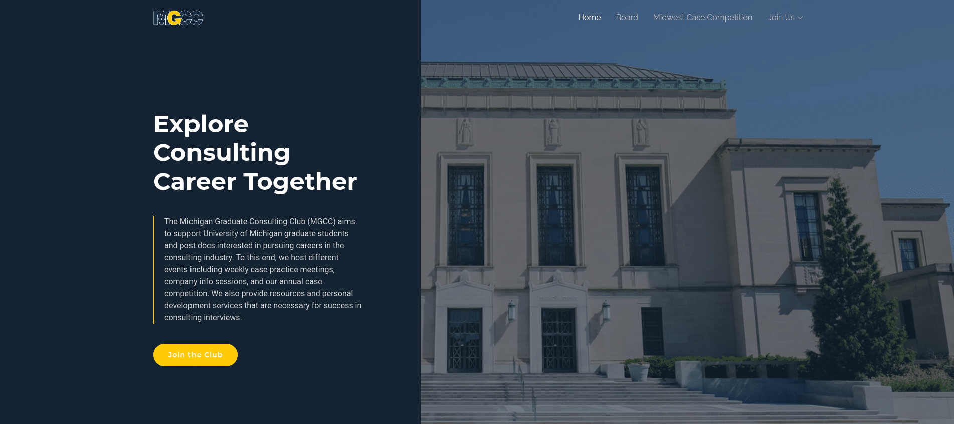 University of Michigan Graduate Consulting Club