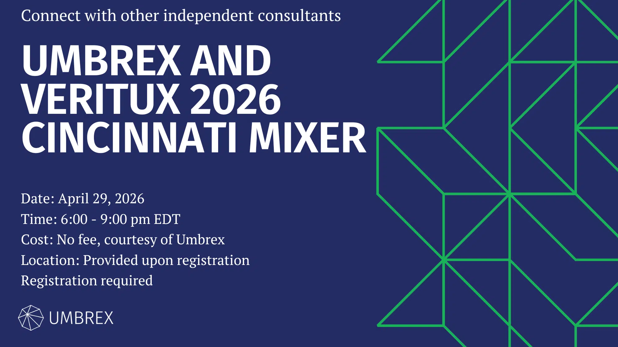 Umbrex and Veritux 2026 Cincinnati Mixer